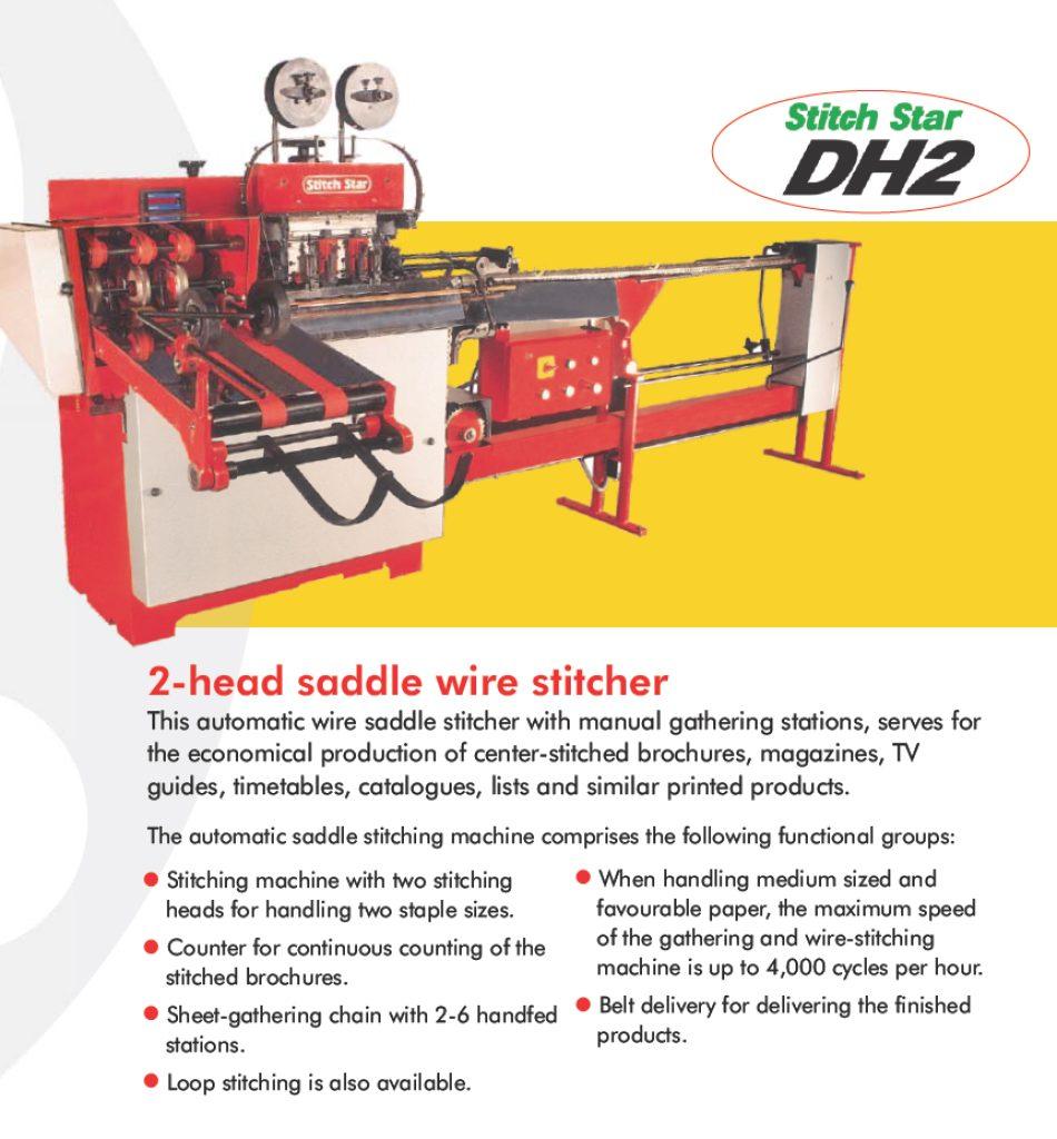 Double Head Stitcher in action: - Binding Machines - Exporter Binding Machine in India, Binding ...